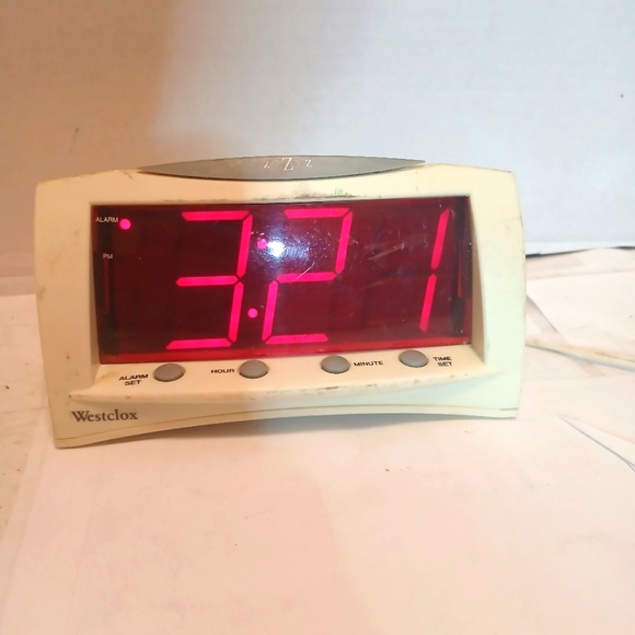 Other | Westclox Digital Alarm Clock With Red Display | Poshmark